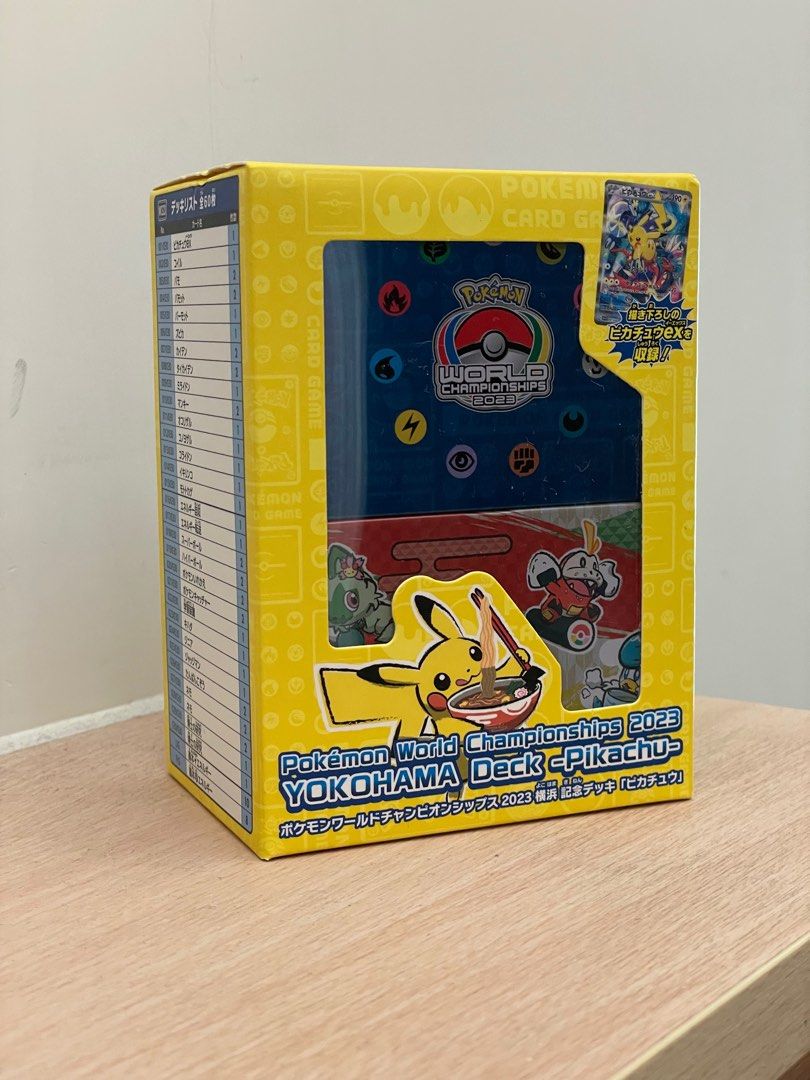 【現貨】PTCG Pokemon WCS 2023 限定預組禮盒, 興趣及遊戲, 玩具 & 遊戲類 - Carousell