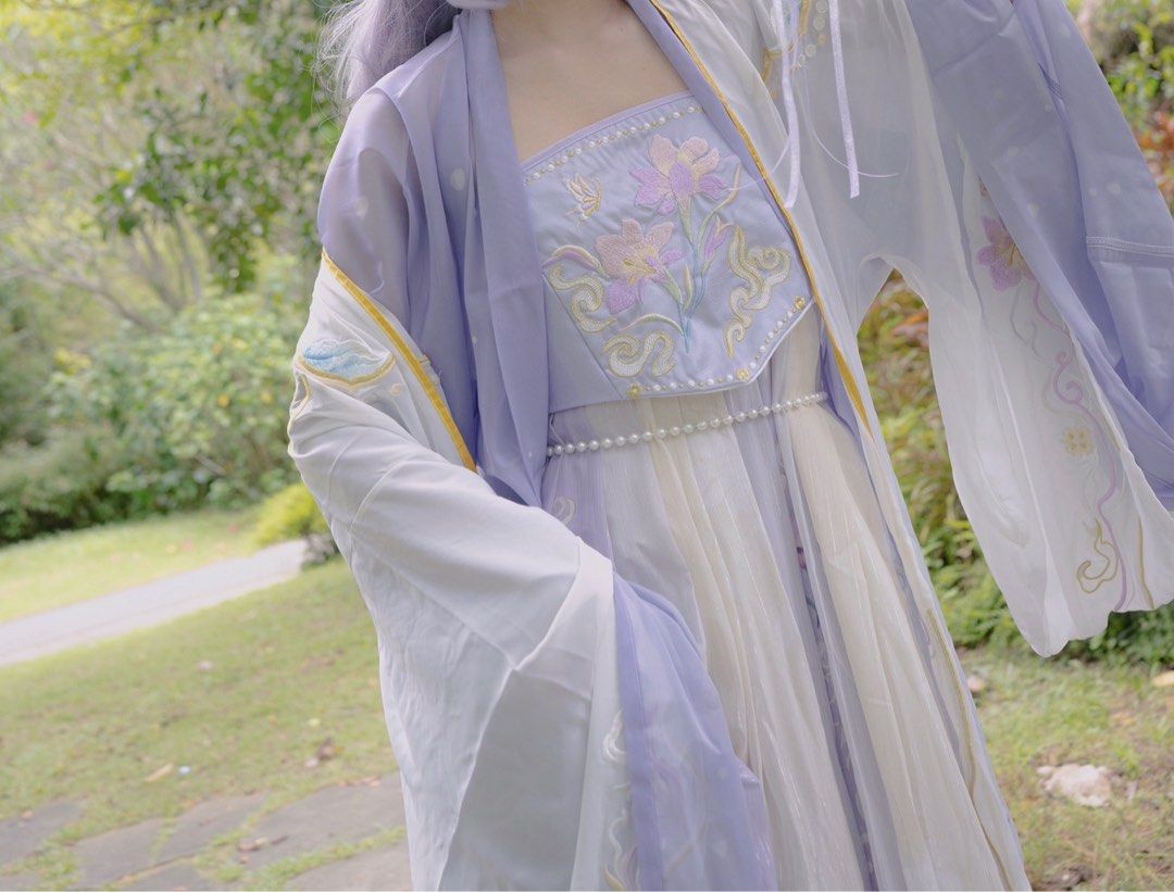 Purple Traditional Hanfu, Women's Fashion, Dresses & Sets, Traditional ...