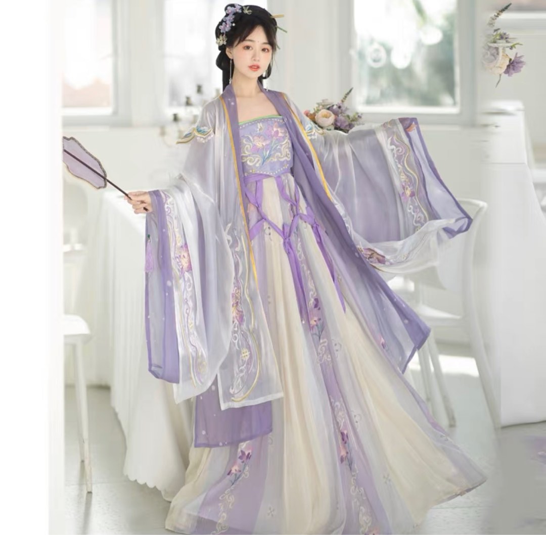 Purple Traditional Hanfu, Women's Fashion, Dresses & Sets, Traditional ...