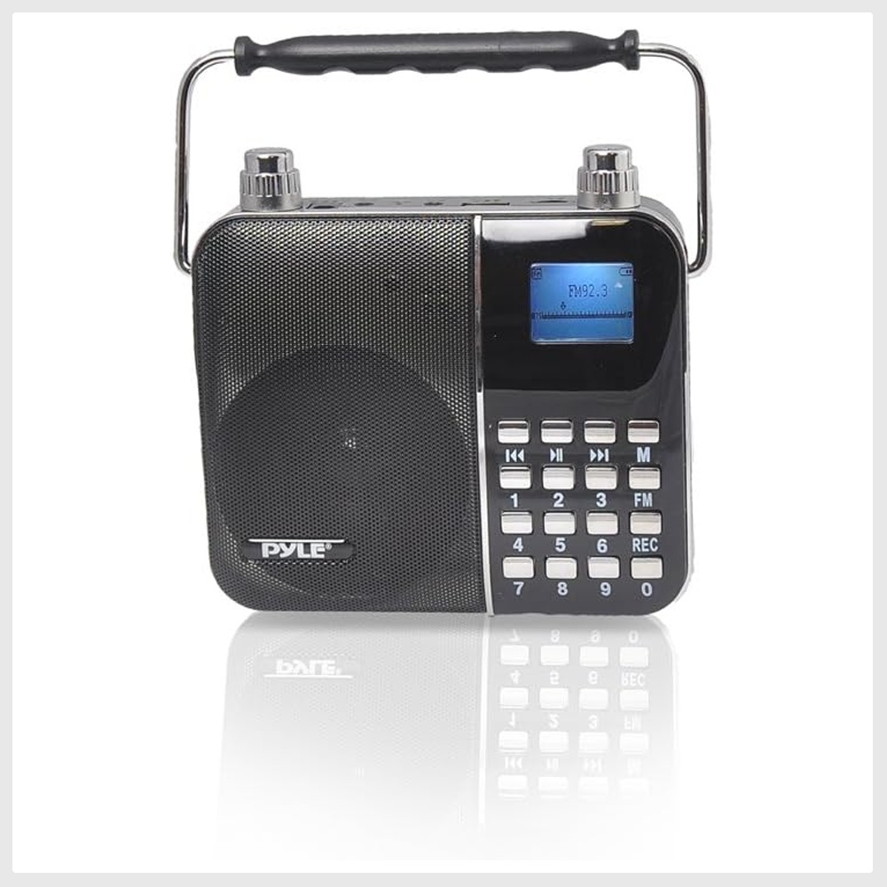 Pyle Portable Radio PA Speaker System - Waist-Band Portable Karaoke ...