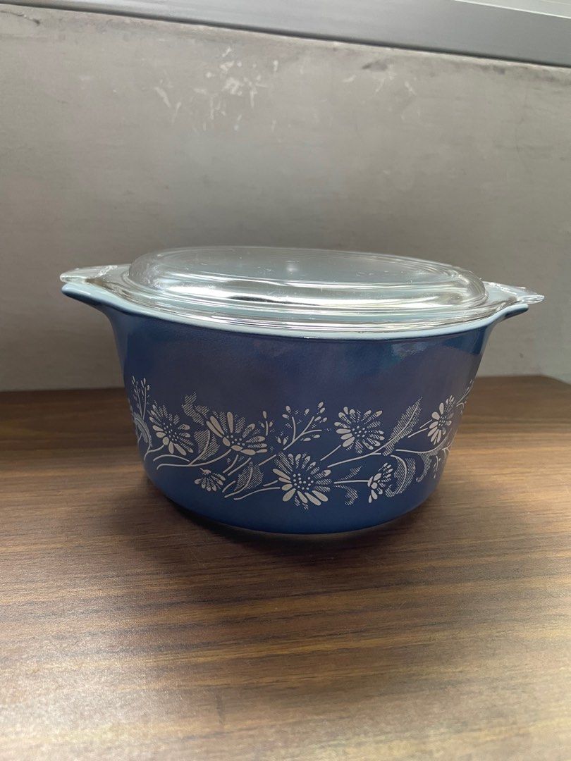 Pyrex Colonial Mist Casserole Bowl With Lid 473-b, TV & Home Appliances ...