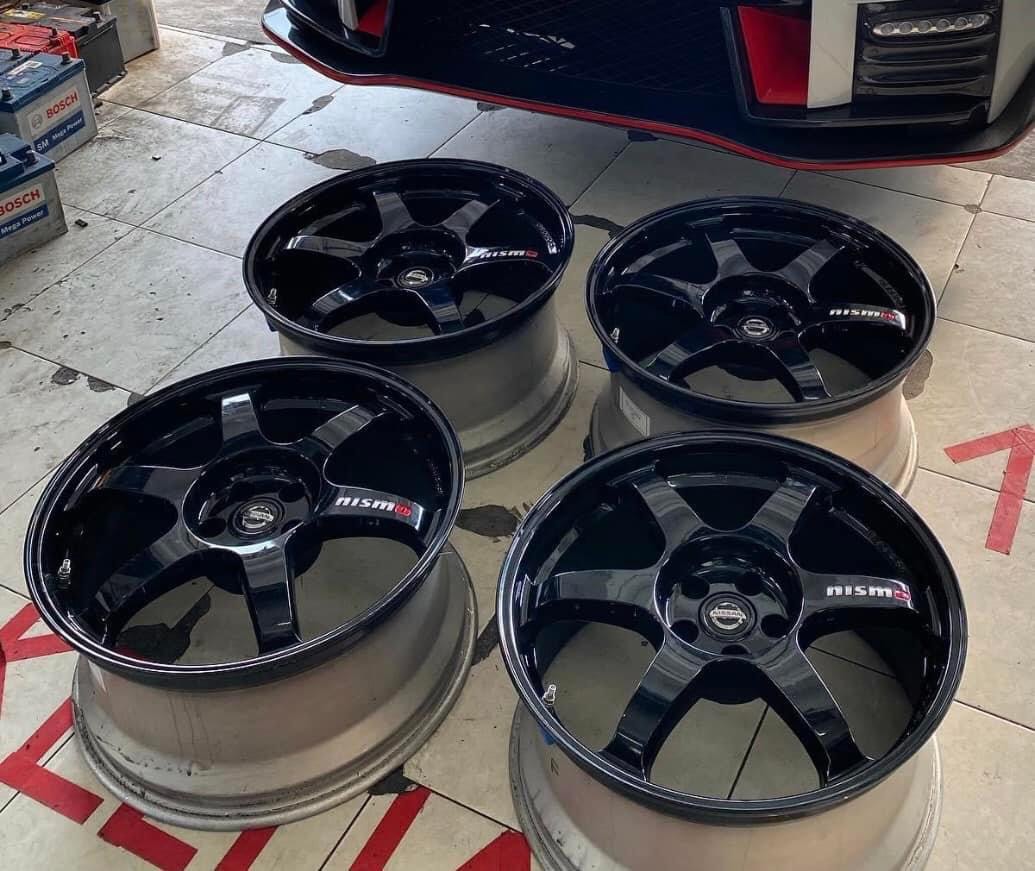 R35 Gtr nismo rims, Car Accessories, Tyres & Rims on Carousell