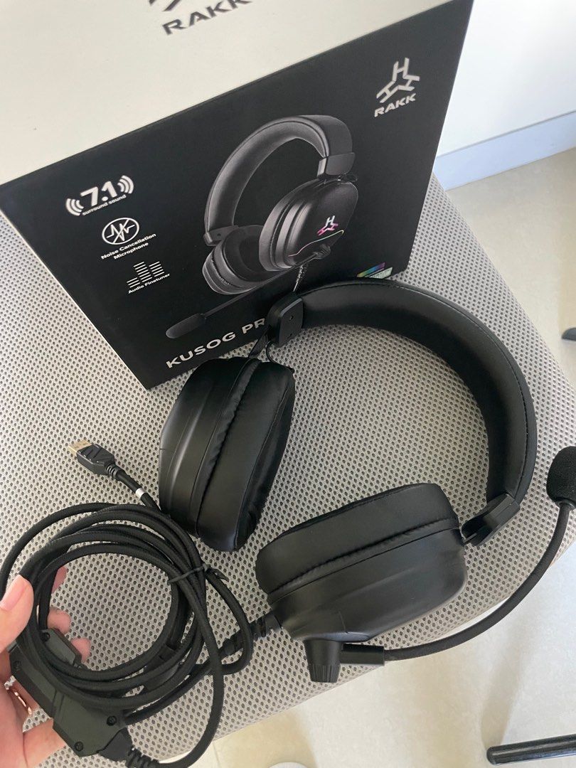 RAKK KUSOG PRO 7.1, Audio, Headphones & Headsets on Carousell