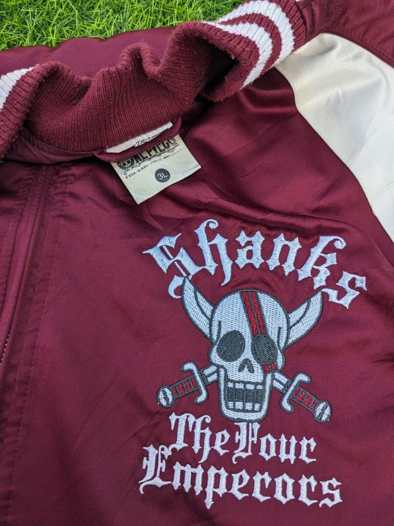 RARE! One Piece Shanks Four Emperor Varsity Jacket on Carousell