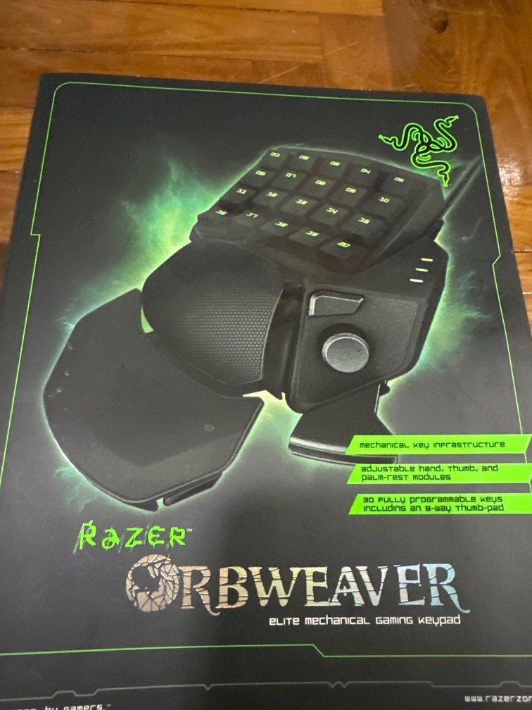 Razer Orbweaver Elite Mechanical Gaming Keypad, Computers & Tech, Parts ...