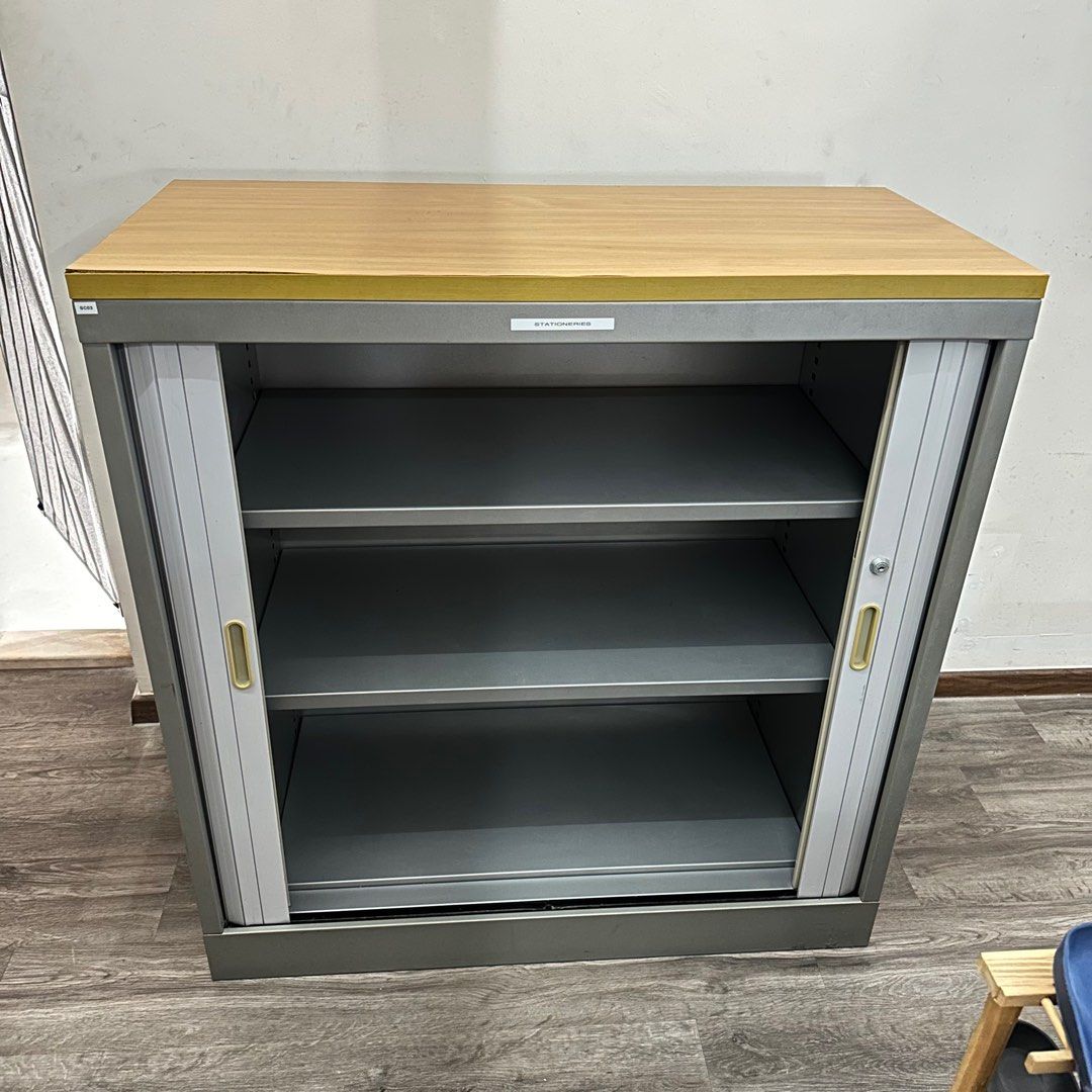 Roller Shutter Cabinet, Furniture & Home Living, Furniture, Shelves ...