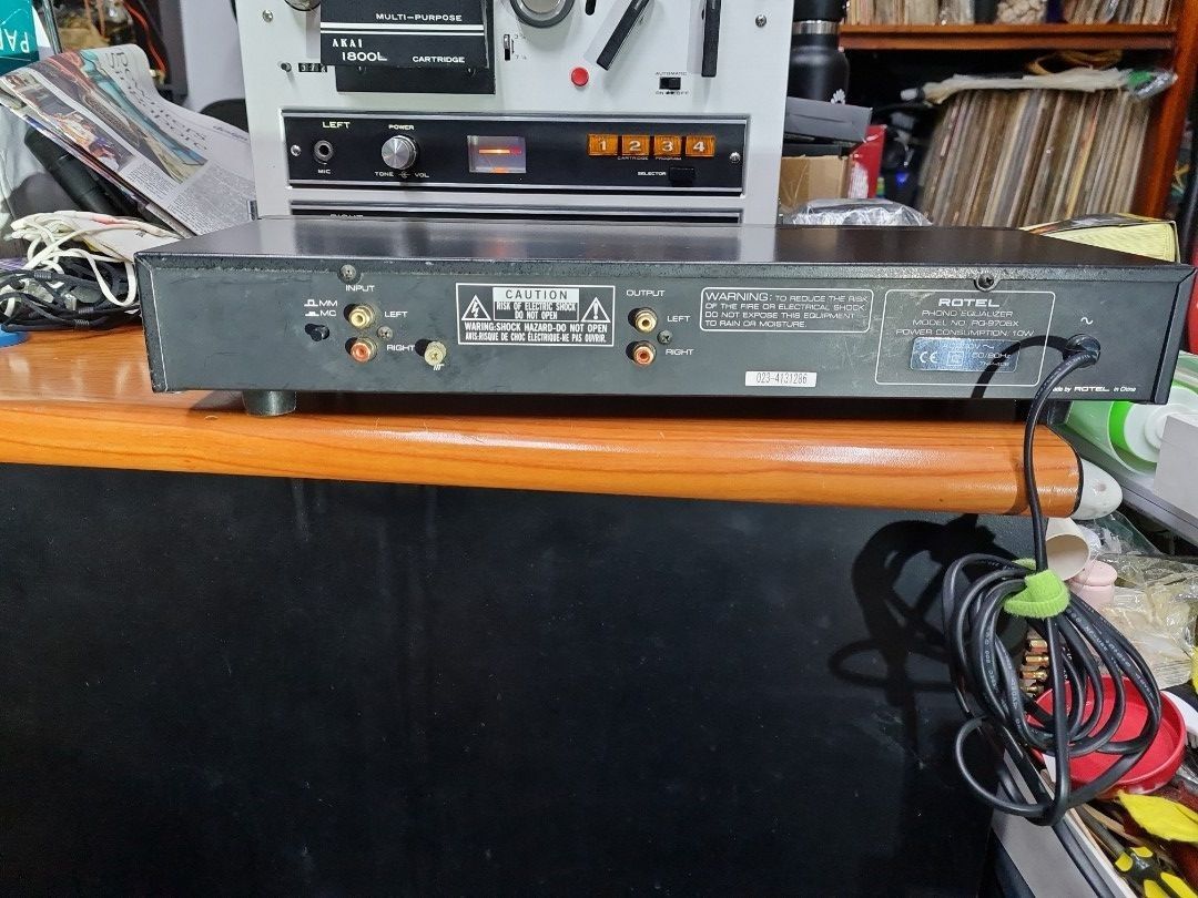 ROTEL Phono Equalizer model RQ 9708X, Audio, Other Audio Equipment on ...