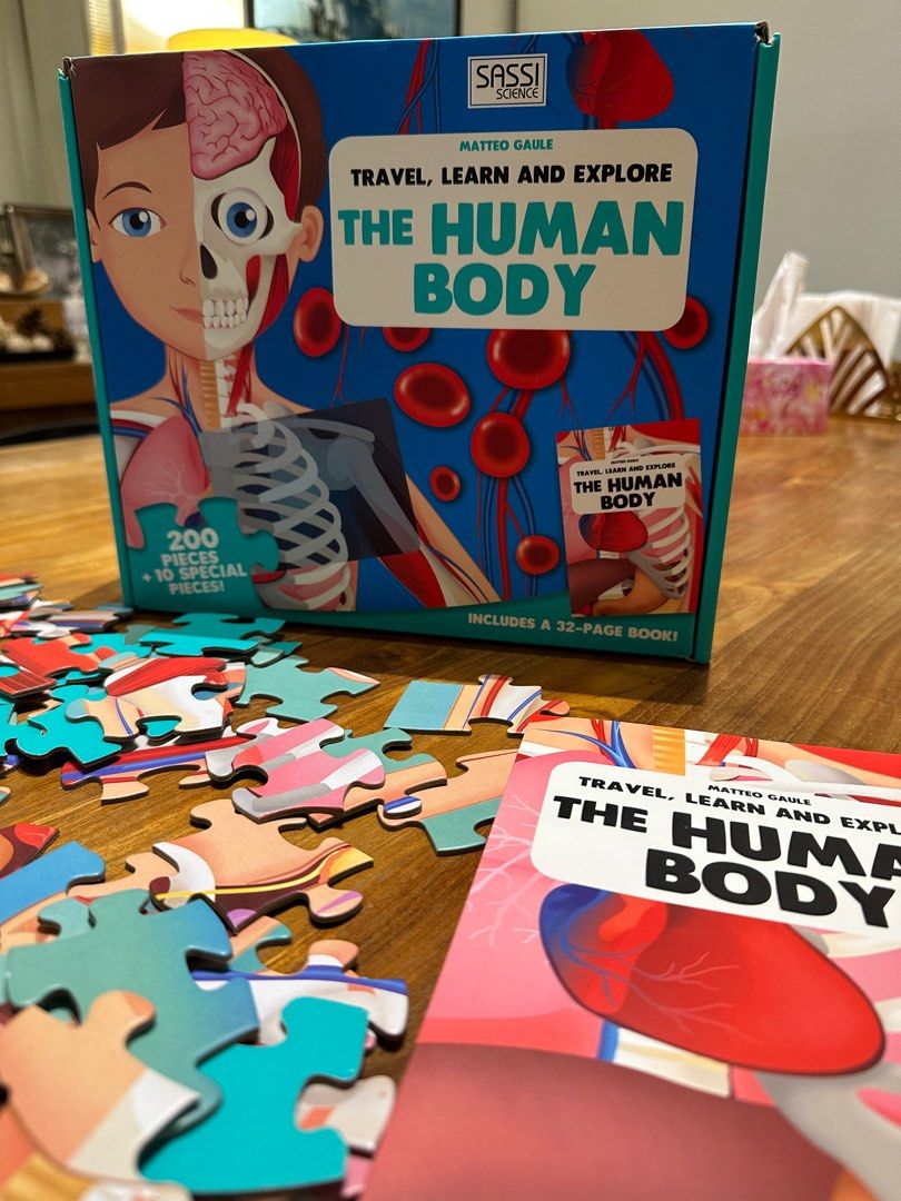 Sassi science - the human body puzzle and book, Hobbies & Toys, Toys ...