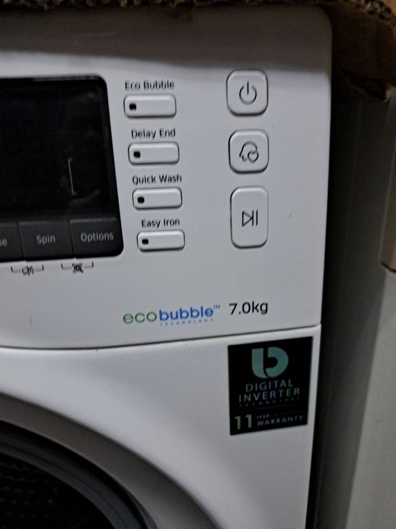 Samsung 7kg front load Washing Machine washer inverter 3ticks warranty ...