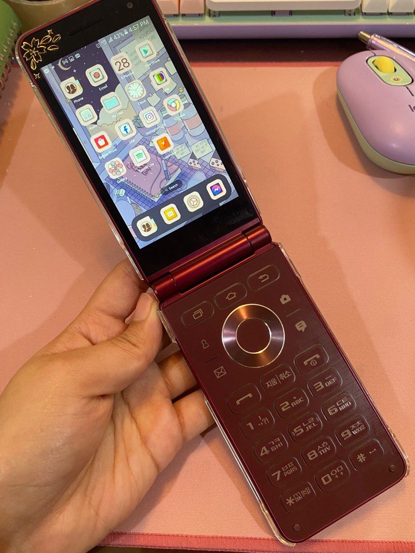 Samsung Folder 2 2021 Wine Red, Mobile Phones & Gadgets, Mobile Phones ...