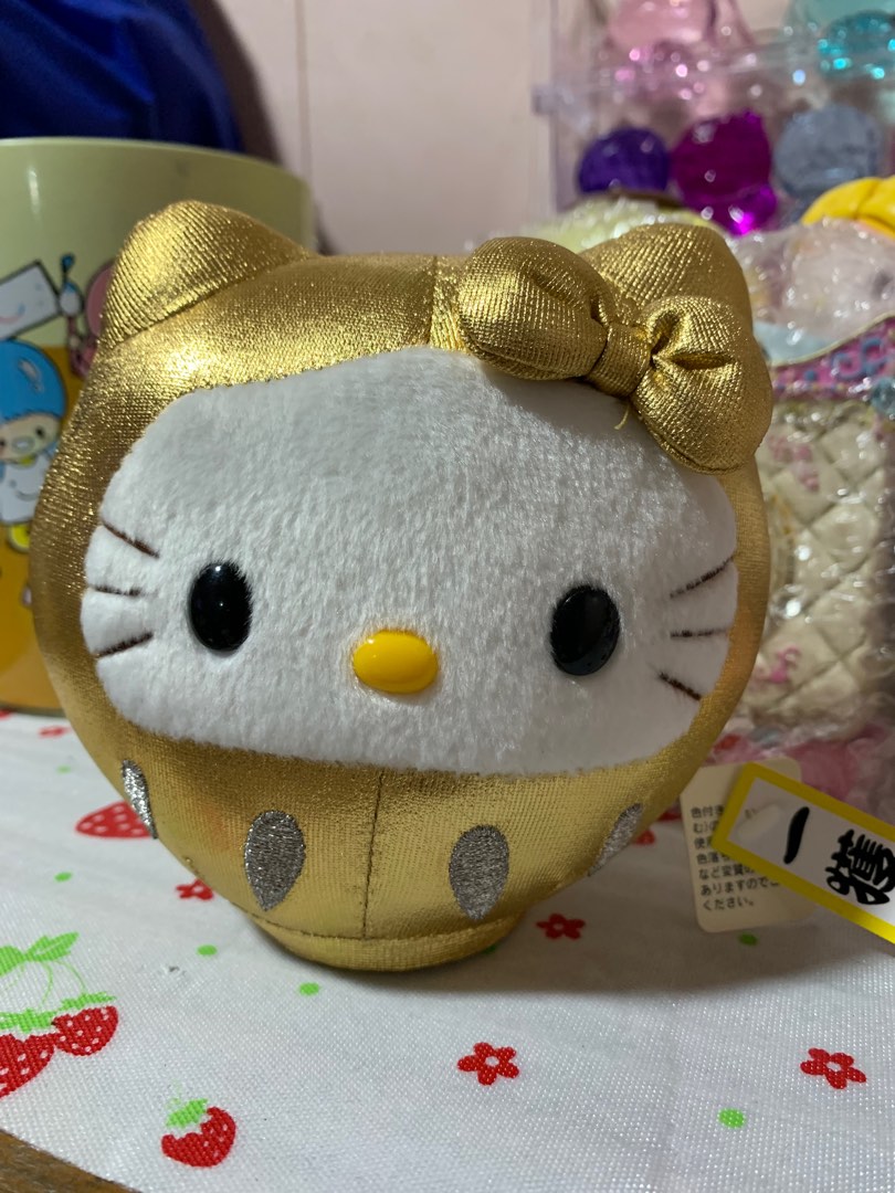 Sanrio: Hello Kitty Golden Daruma on Carousell