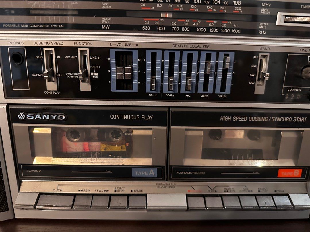 Sanyo Retro Cassette and FM Player, Audio, Other Audio Equipment on ...