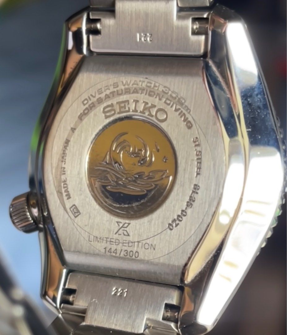 Seiko Marinemaster 300 SLA045 Limited Ed, Men's Fashion, Watches ...