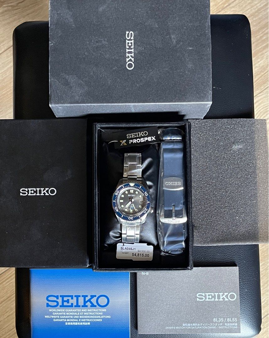 Seiko Marinemaster 300 SLA045 Limited Ed, Men's Fashion, Watches ...