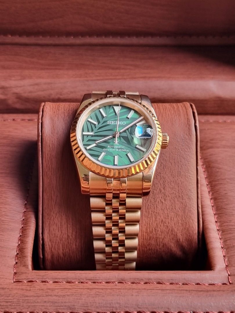 Seiko Mod Custom Datejust 36mm, Men's Fashion, Watches & Accessories ...