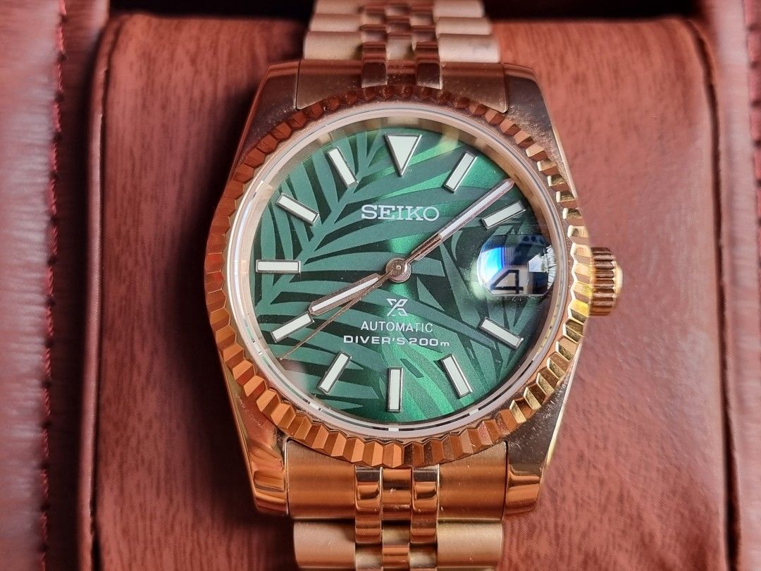 Seiko Mod Custom Datejust 36mm, Men's Fashion, Watches & Accessories ...