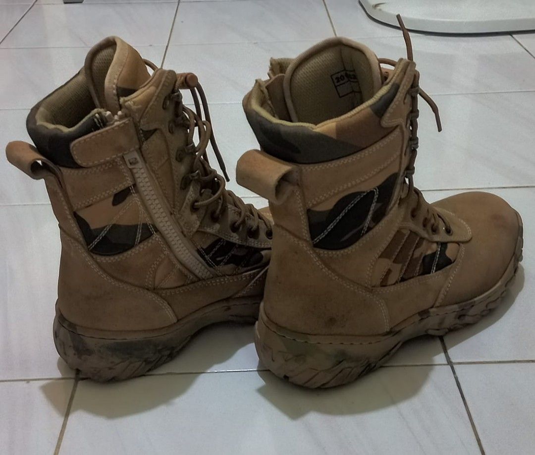 Sepatu military original, Fesyen Pria, Sepatu , Sepatu Boot di Carousell