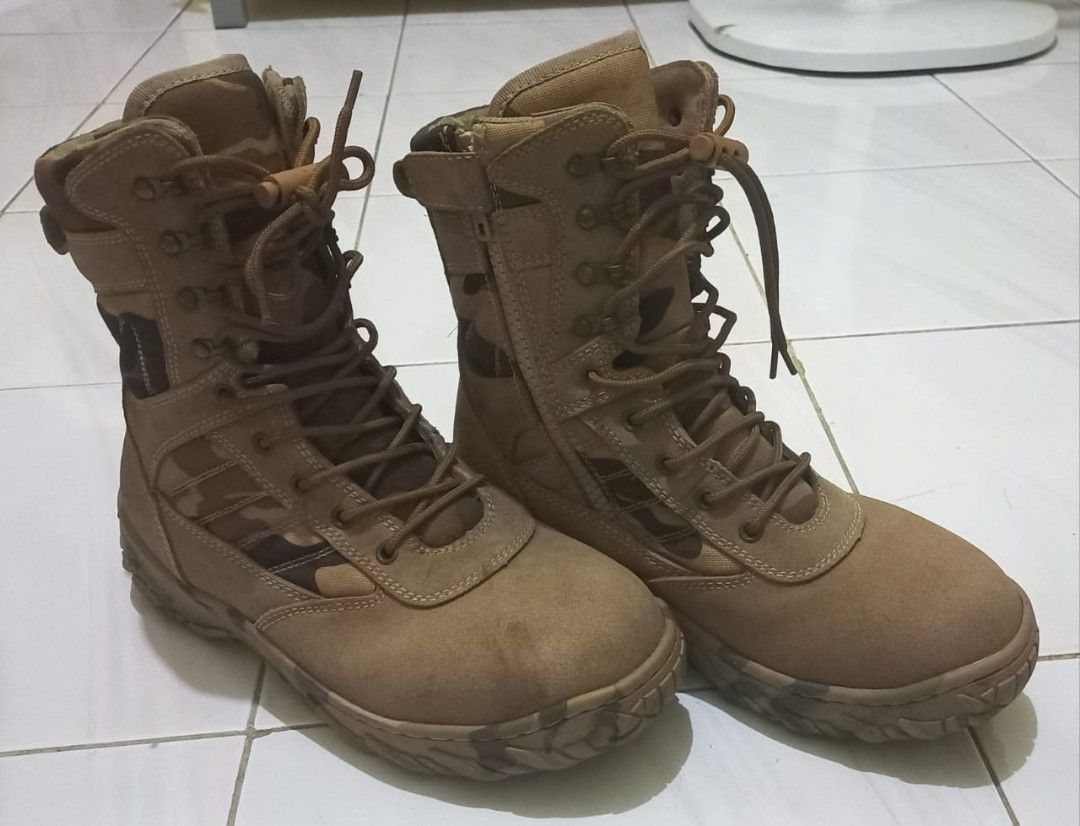 Sepatu military original, Fesyen Pria, Sepatu , Sepatu Boot di Carousell