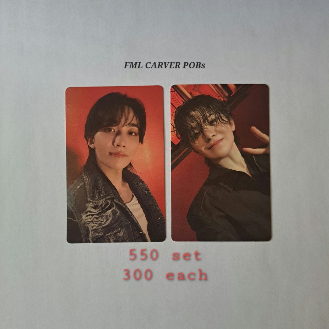 Seventeen FML carver POBs, Hobbies & Toys, Memorabilia & Collectibles, K-Wave on Carousell