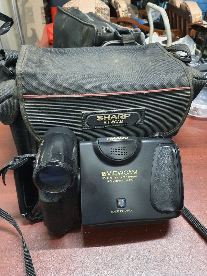 SHARP CAMCORDER VL-E70E, Photography, Video Cameras on Carousell