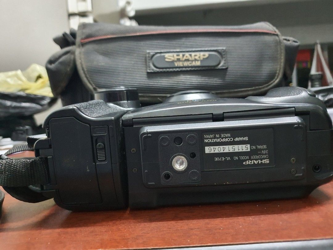 SHARP CAMCORDER VL-E70E, Photography, Video Cameras on Carousell