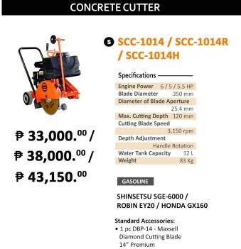 Shinsetsu Concrete Cutter on Carousell
