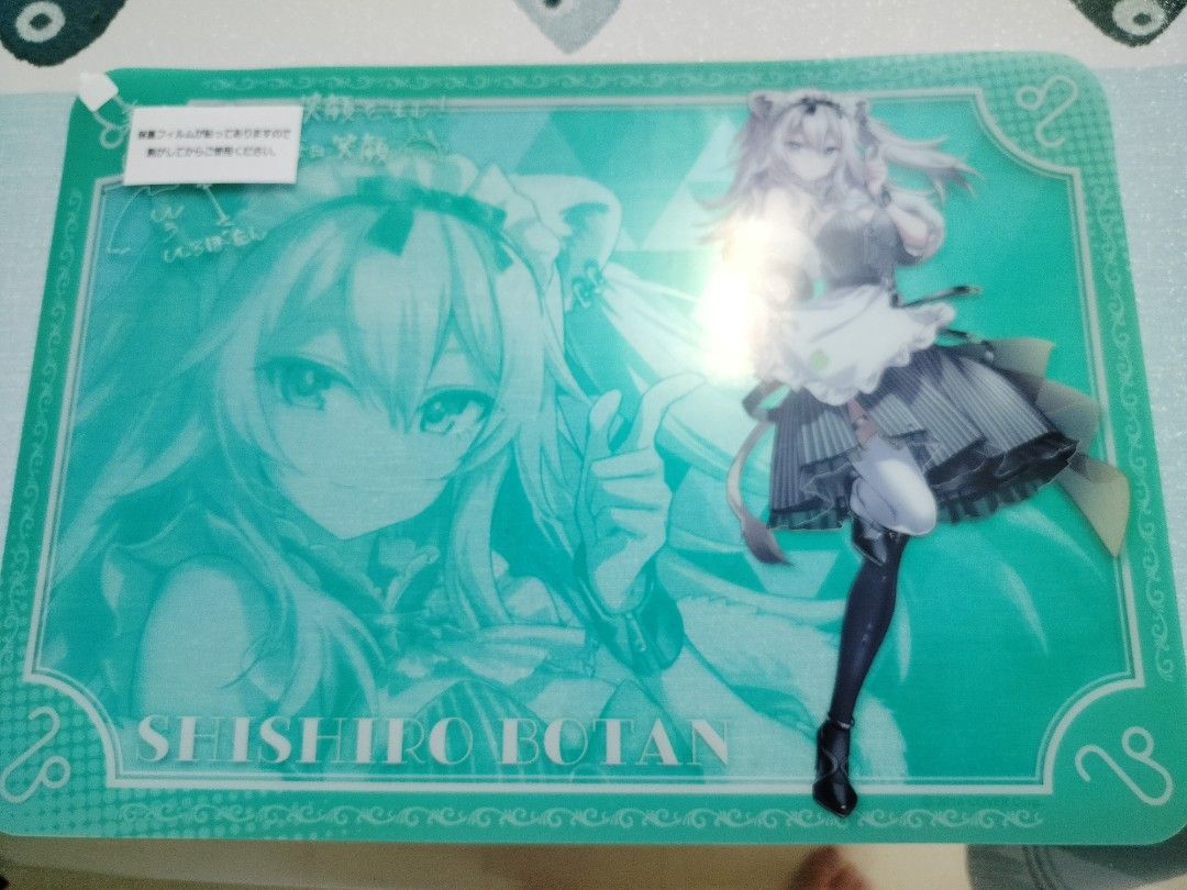 Shishiron Botan Hololive Cooking placemat + mini standee, Hobbies ...