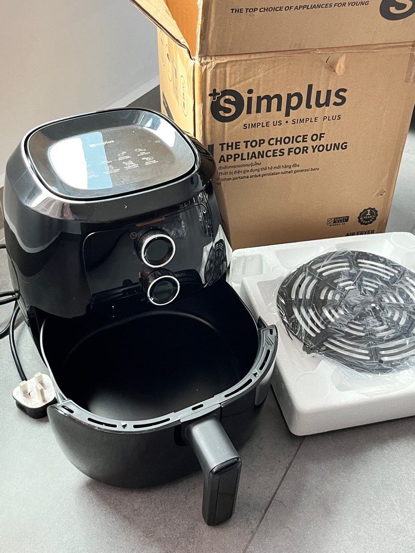 Simplus 5L air fryer knob control 1300W, TV & Home Appliances, Kitchen Appliances, Ovens ...