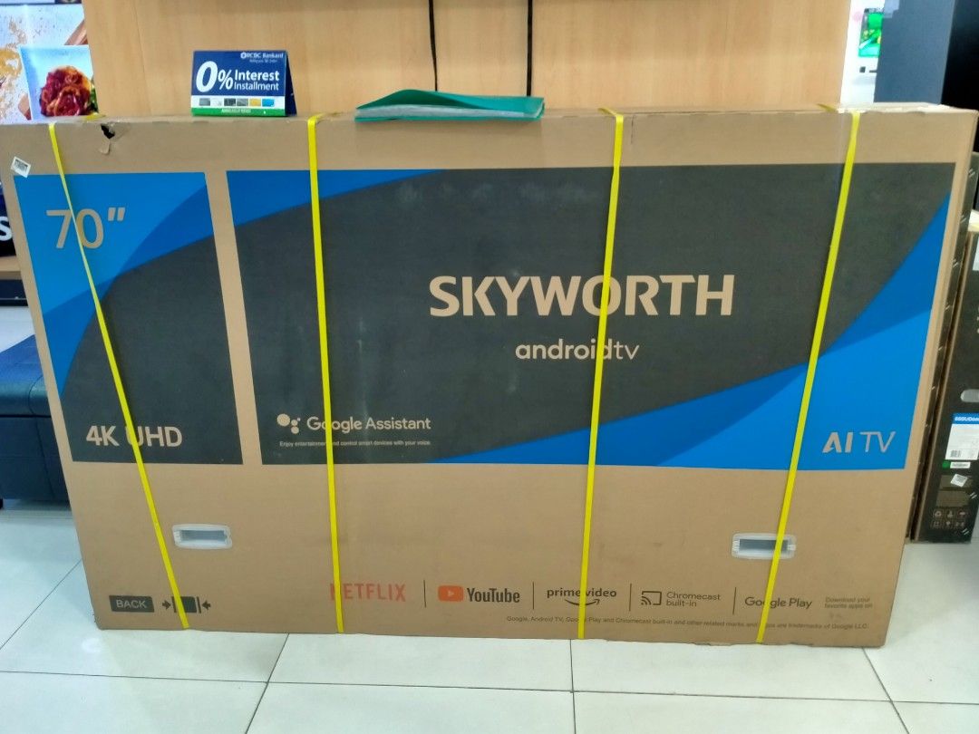 Skyworth 4K UHD ANDROID TV, TV & Home Appliances, TV & Entertainment ...