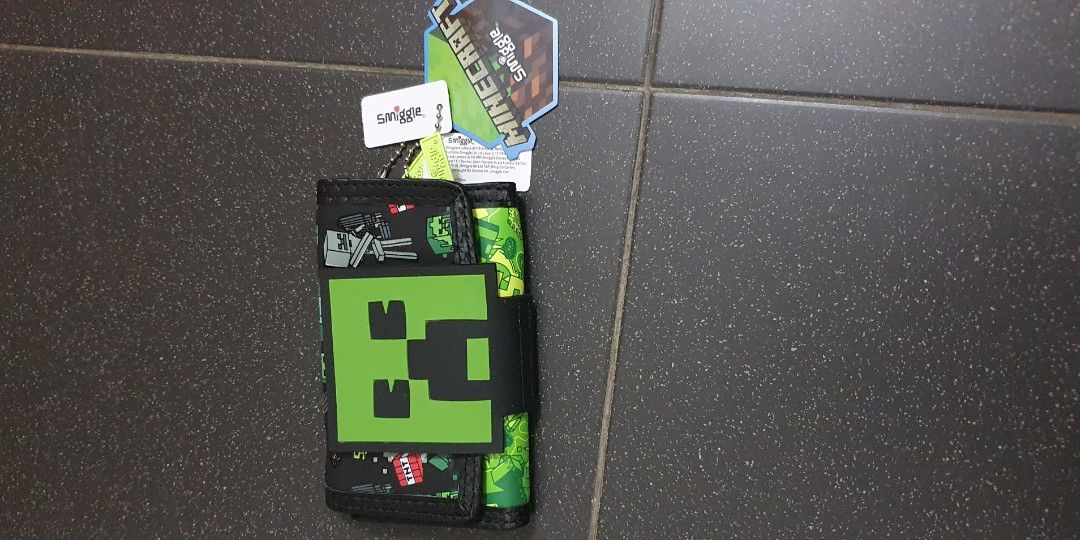 Smiggle minecraft wallet, Babies & Kids, Babies & Kids Fashion on Carousell