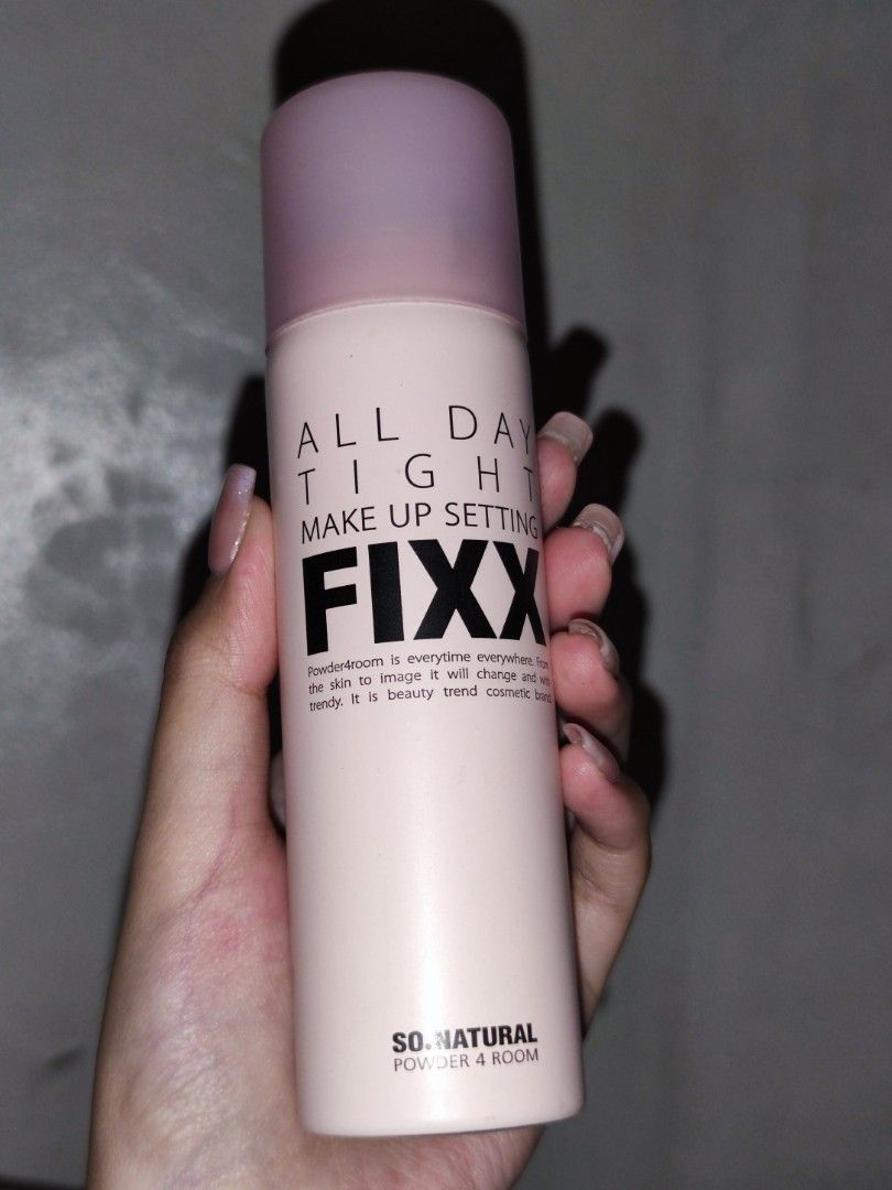 So natural all day tight makeup setting fixx fixing spray setting spray ...