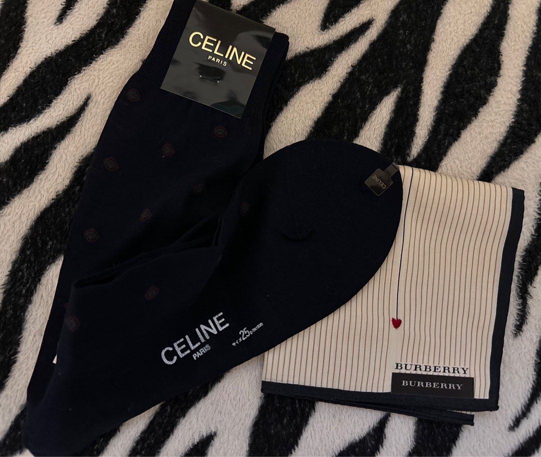 Celine Socks, Men's Fashion, Footwear, Shoe inserts & accessories on ...