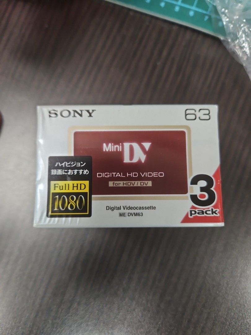 Sony mini dv tape, Photography, Video Cameras on Carousell