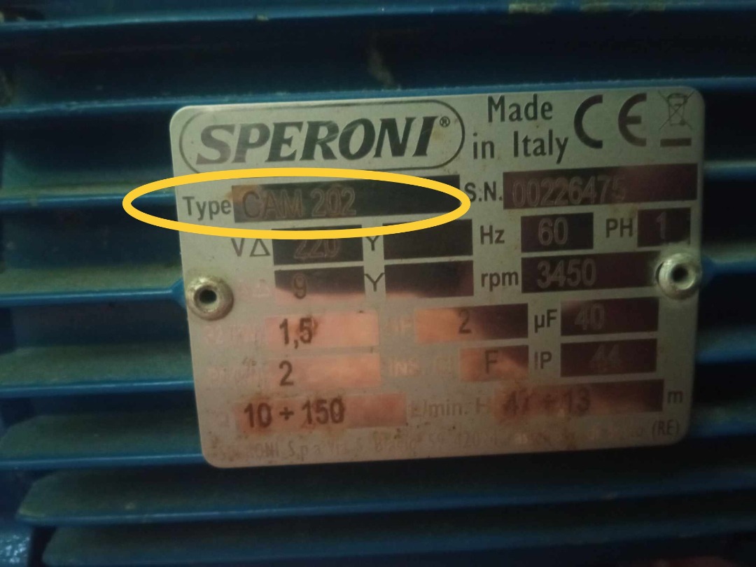 SPERONI Water Pump, Commercial & Industrial, Construction Tools ...