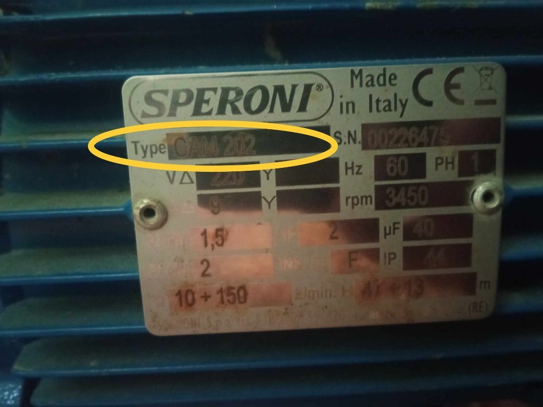 SPERONI Water Pump, Commercial & Industrial, Construction Tools ...