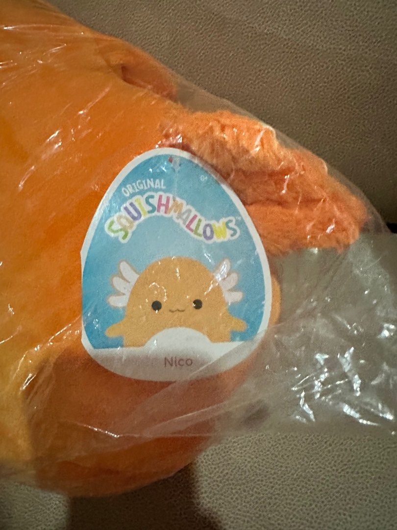 Squishmallows - Orange Axolotl (12 inch), Hobbies & Toys, Toys & Games ...