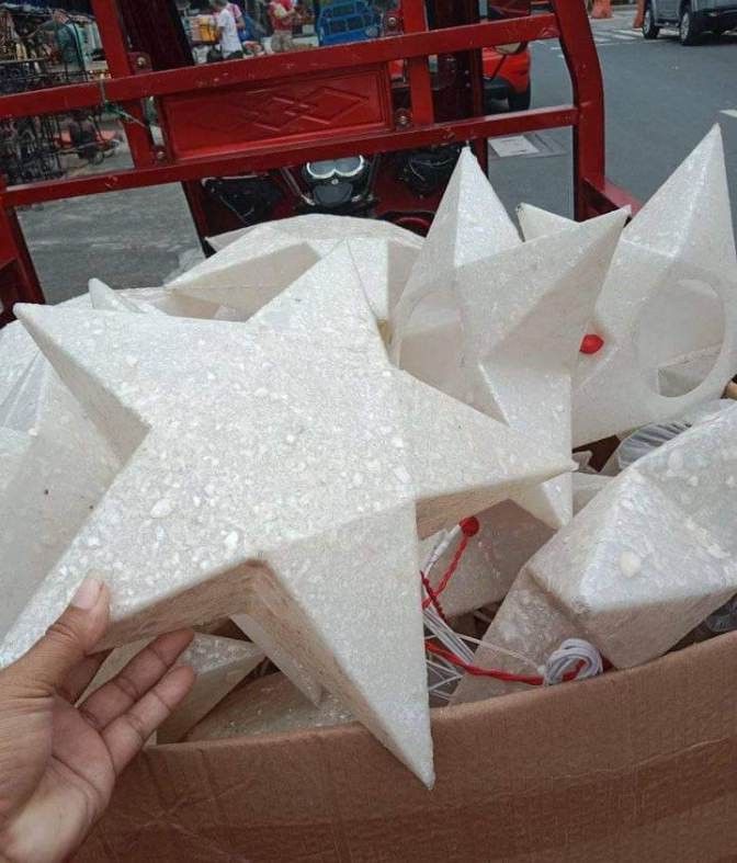 star parol with bamboo stick set of 5pcs, Hobbies & Toys, Stationary ...