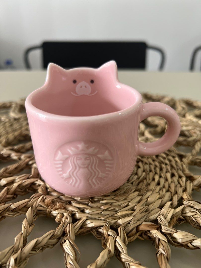Starbucks pig year espresso cup, Furniture & Home Living, Kitchenware & Tableware, Coffee & Tea ...