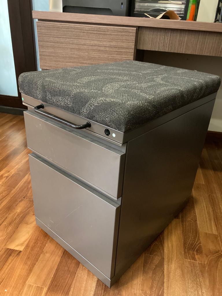 Herman Miller Steel 2 level Shelf Cabinet, Furniture & Home Living ...