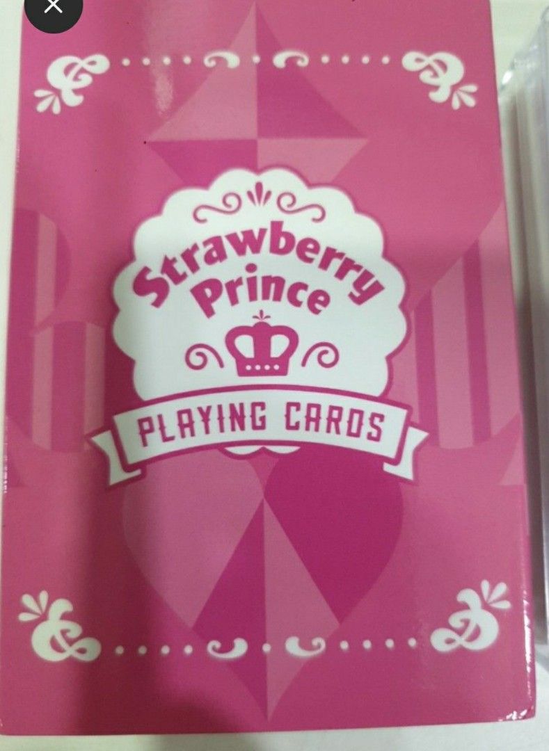 Strawberry Prince playing cards, Hobbies & Toys, Toys & Games on Carousell