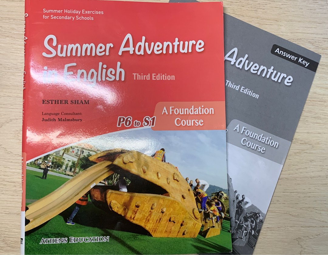 Summer Adventure in English Third Edition P6-S1 Answer, 興趣及遊戲, 書本 & 文具 ...