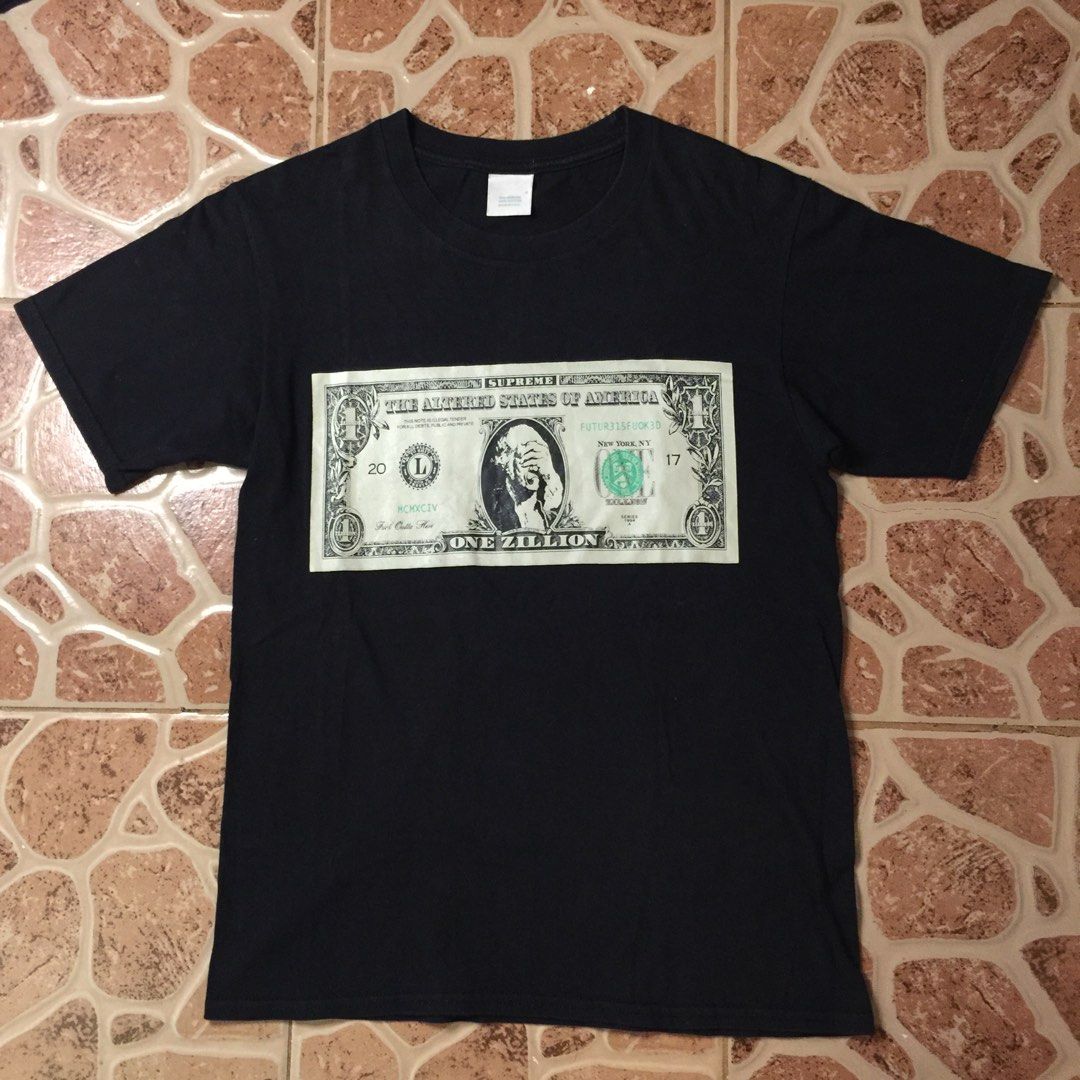 Supreme dollar bill tee on Carousell