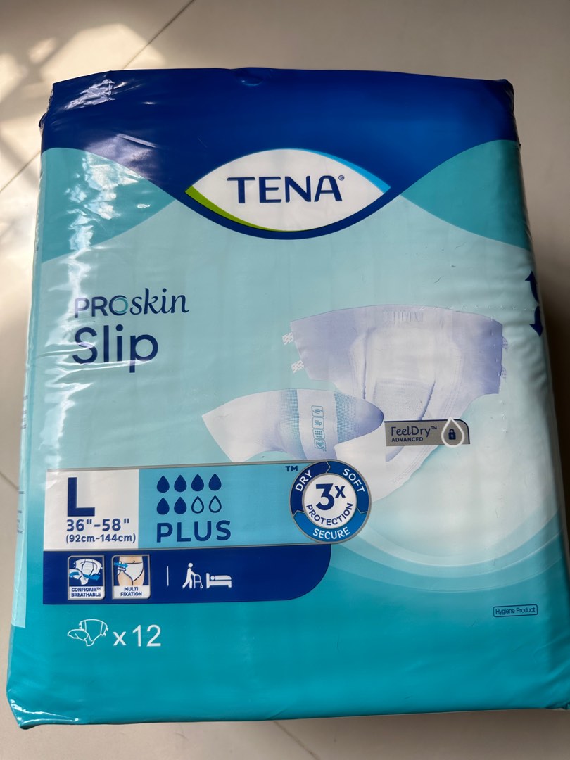 Tena Adult Diapers, Health & Nutrition, Assistive & Rehabilatory Aids, Adult Incontinence on ...