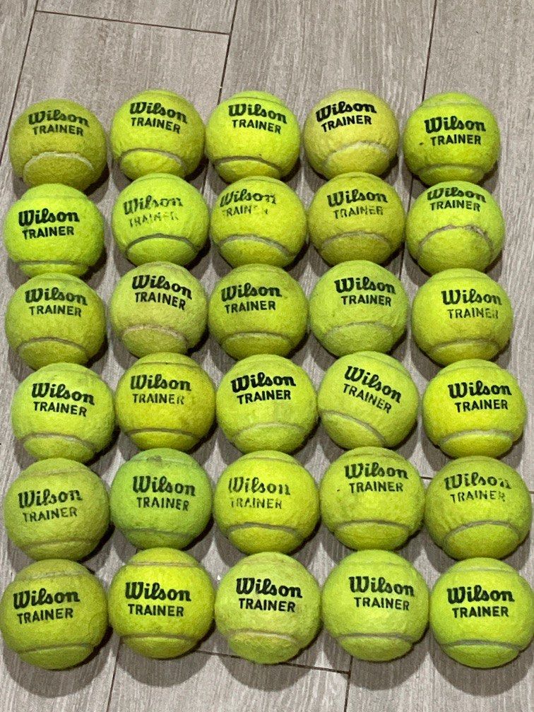 (Tennis Balls (wilson trainer), Sports Equipment, Sports & Games ...