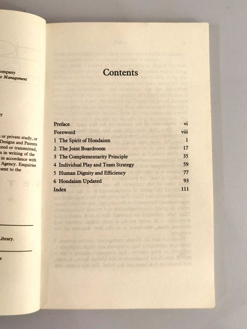 The Honda Book Of Management Leadership Philosophy For High Industrial ...
