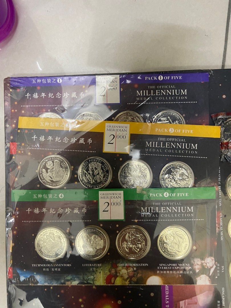 THE OFFICIAL MILLENNIUM MEDAL COLLECTION, Hobbies & Toys, Collectibles ...