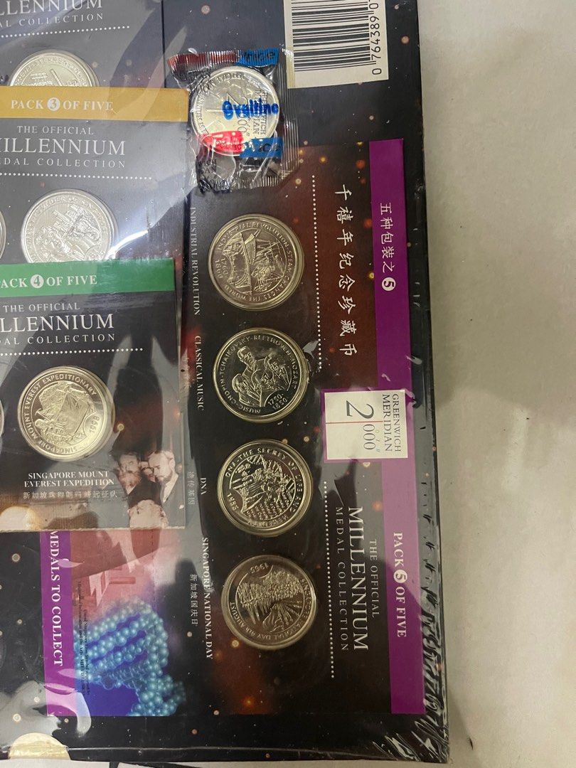 THE OFFICIAL MILLENNIUM MEDAL COLLECTION, Hobbies & Toys, Collectibles ...