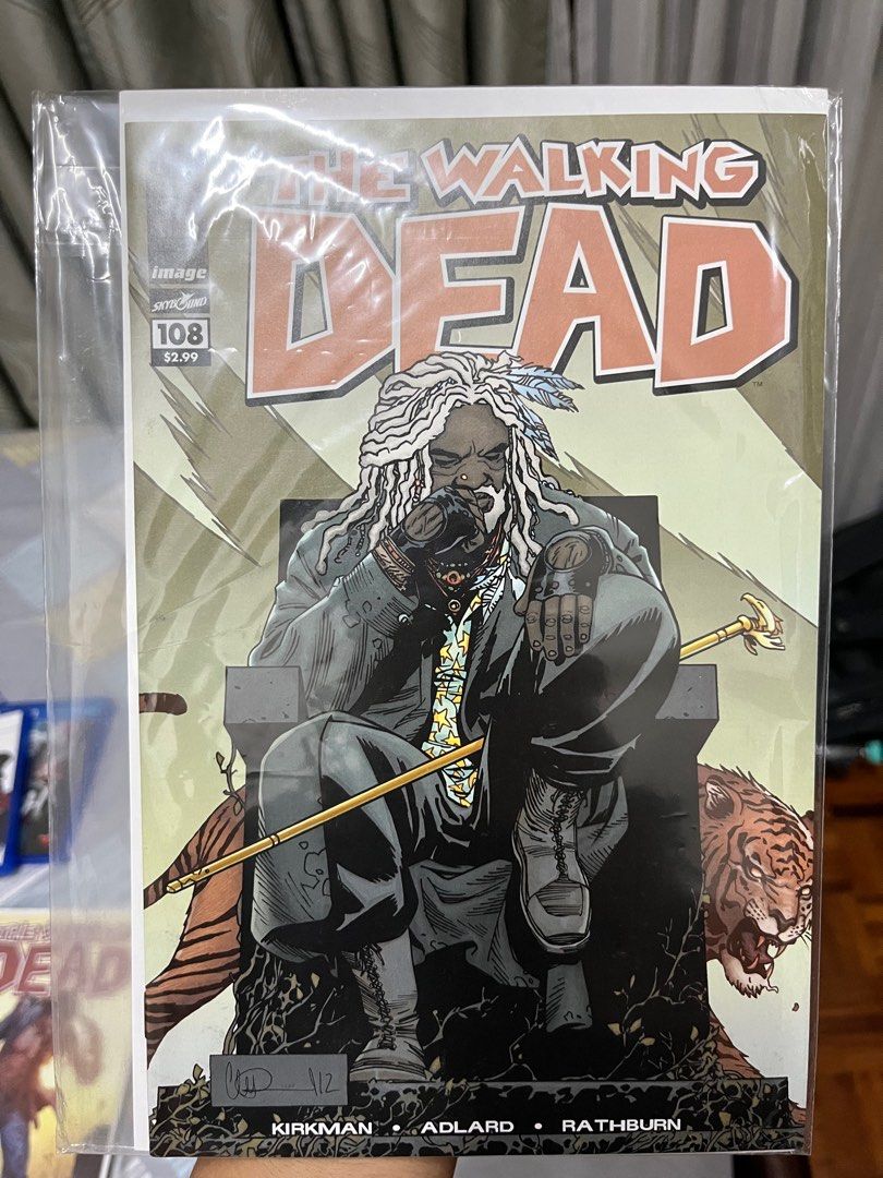 The Walking Dead #108-First Appearance of Eziekel,Shiva & The Kingdom ...