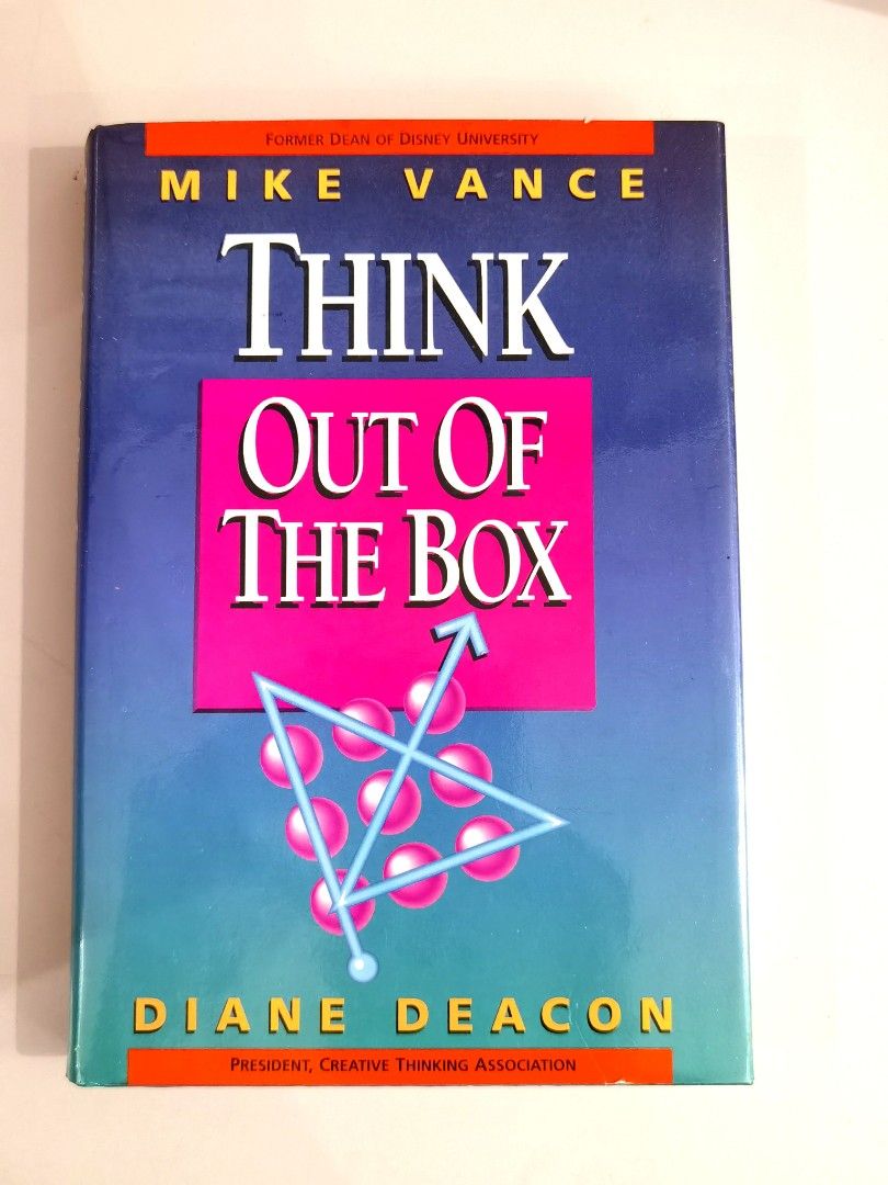 Think Out Of The Box Book By Mike Vance Diane Deacon, Hobbies & Toys ...