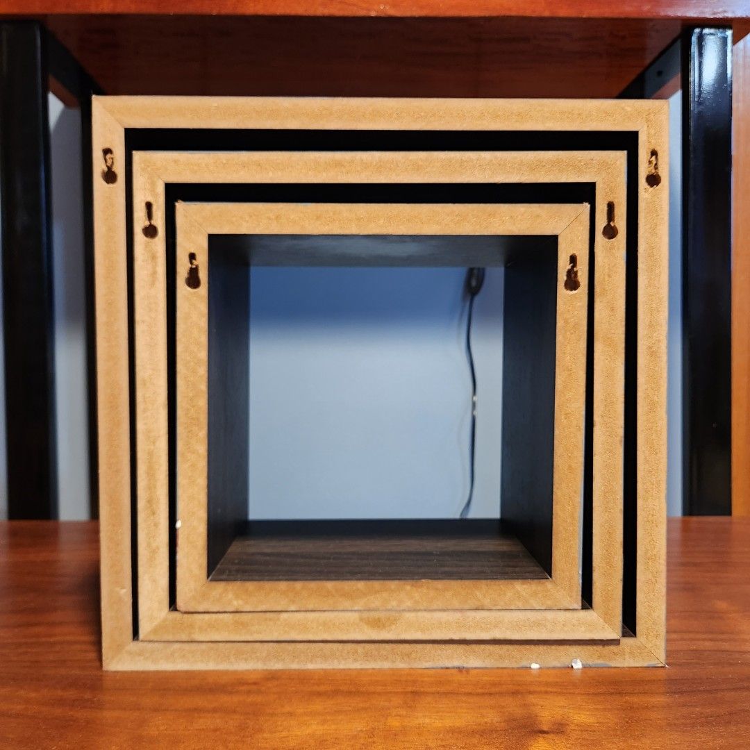 Three pcs Box Frames on Carousell